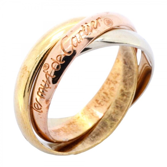 Cartier | Jewelry | Cartier 8k Gold Trinity Ring 54 | Poshmark